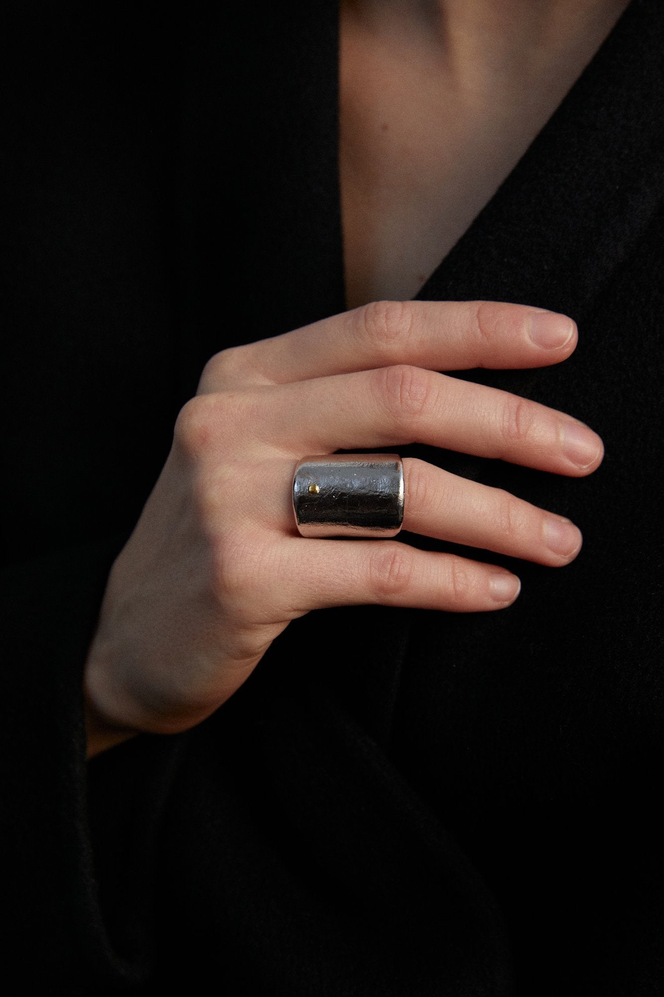 Gold Cube Flat Ring Mix – ABOAB